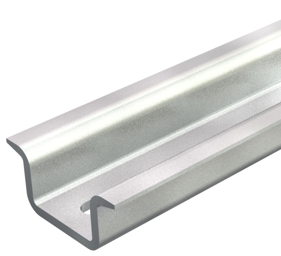 Şină profil omega, perforată GTP 2000 | perforat | Oţel | zincat ...